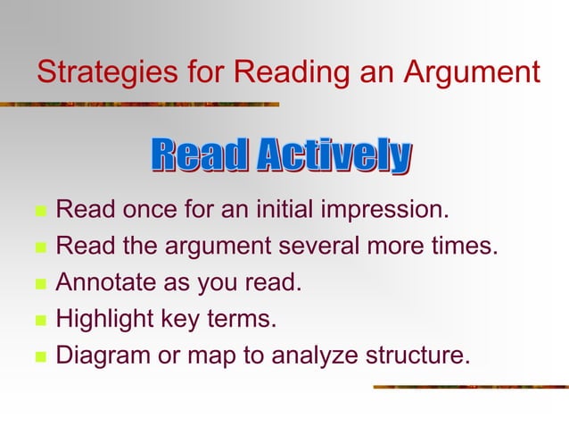 Evaluating arguments lesson2 | PPTX
