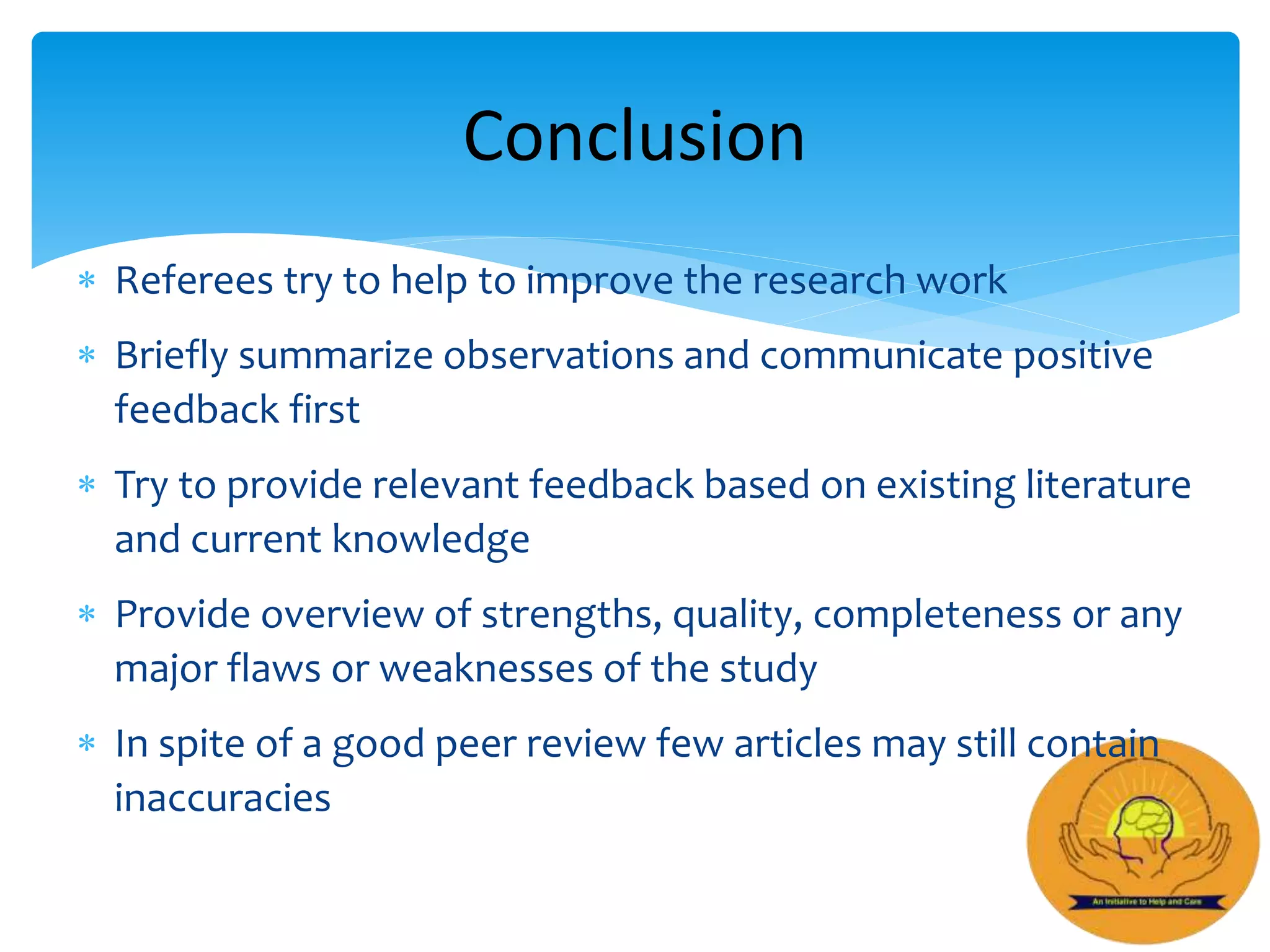 Evaluating articles as a reviewer | PPTX