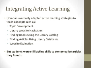 Evaluating Articles Using Active Learning Techniques | PPTX