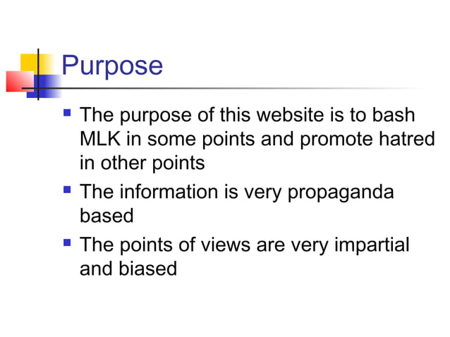Evaluating a website | PPT