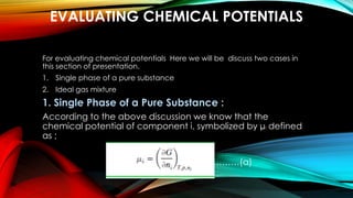 Evaluating chemical potentials | PPT