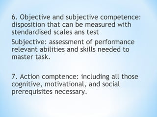 Evaluating competences | PPT