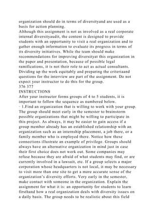 Evaluating Diversity Management Conducting a Diversity Audit Ca.docx