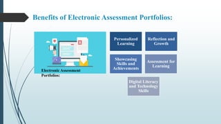 Evaluating e-resources and electronic assessment portfolio | PPTX