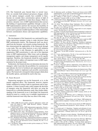 Evaluating E R P Implementation Luo Strong | PDF