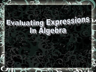 Evaluating Expressions | PPT
