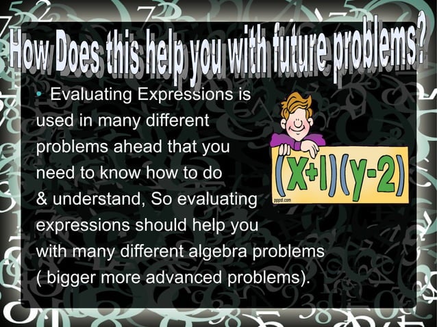Evaluating Expressions | PPT