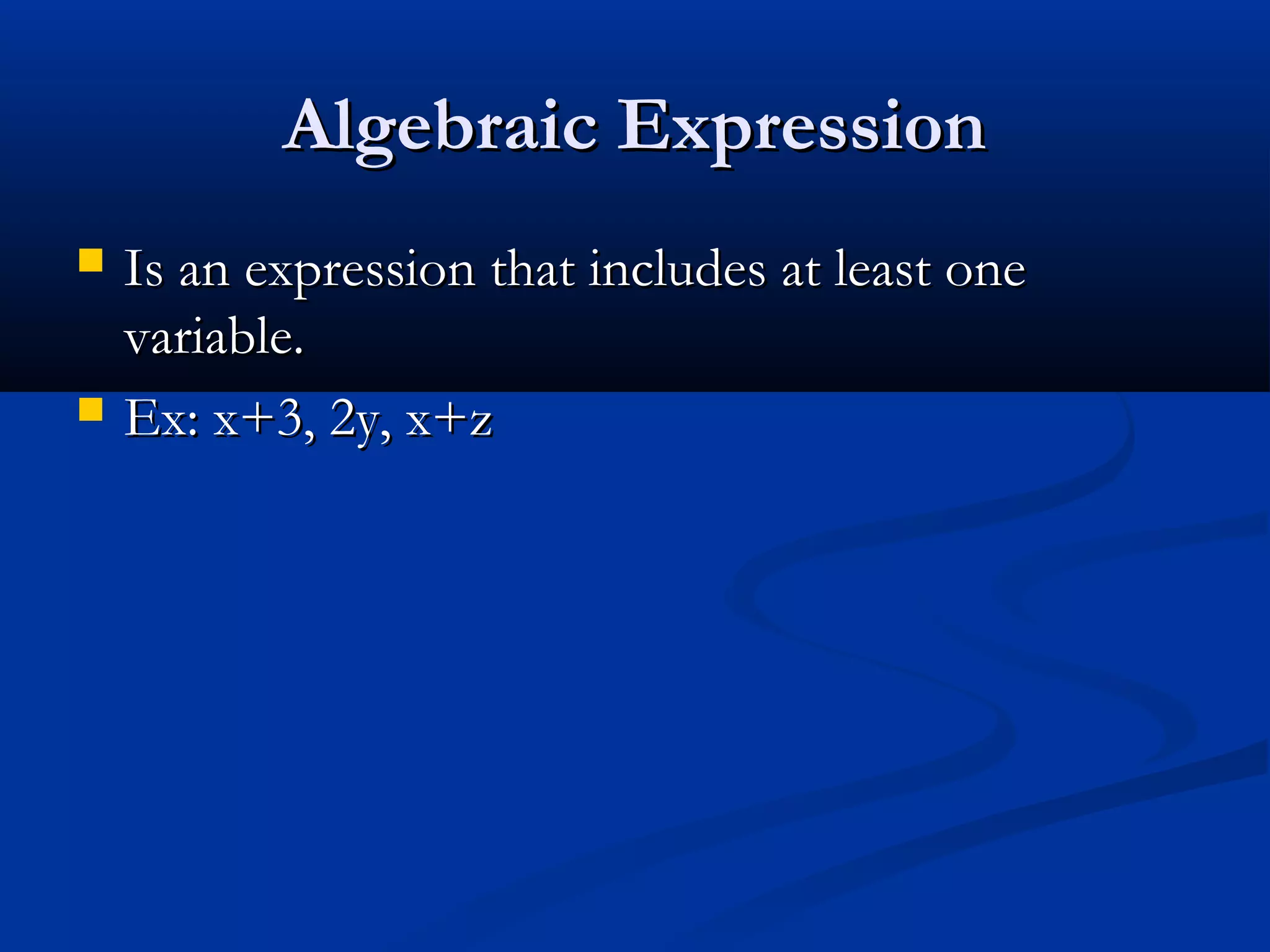 Evaluating expressions notes | PPT