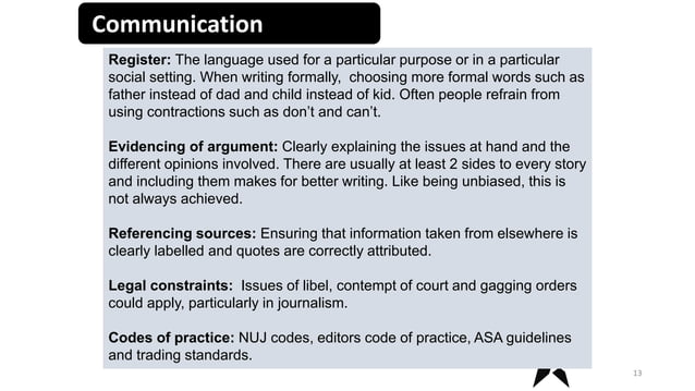 Evaluating Factual Communication | PPT