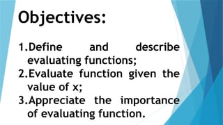 "Mastering Function Evaluation: A Step-by-Step Guide" | PPTX