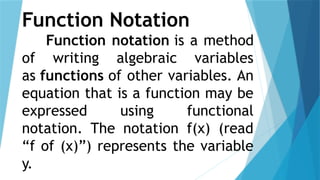 "Mastering Function Evaluation: A Step-by-Step Guide" | PPTX