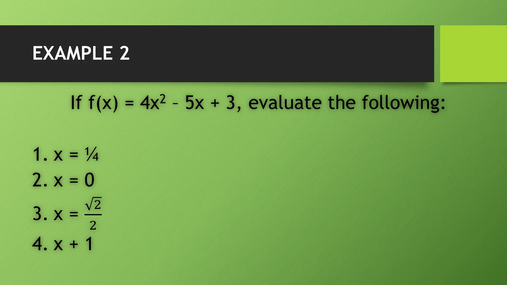 Evaluating Functions.pptx | Science