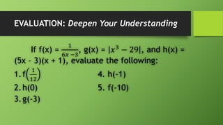 Evaluating Functions.pptx | Science