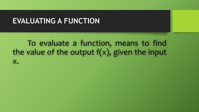 Evaluating Functions.pptx | Science