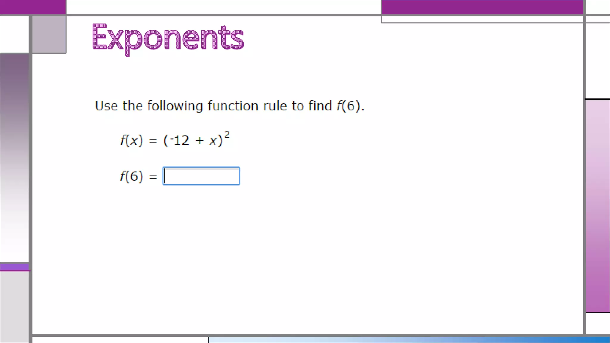 Evaluating functions basic rules (day 2) | PPTX