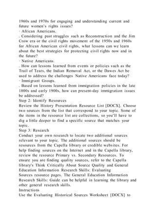 Evaluating Historical Sources WorksheetUse the four sources (two | DOCX ...