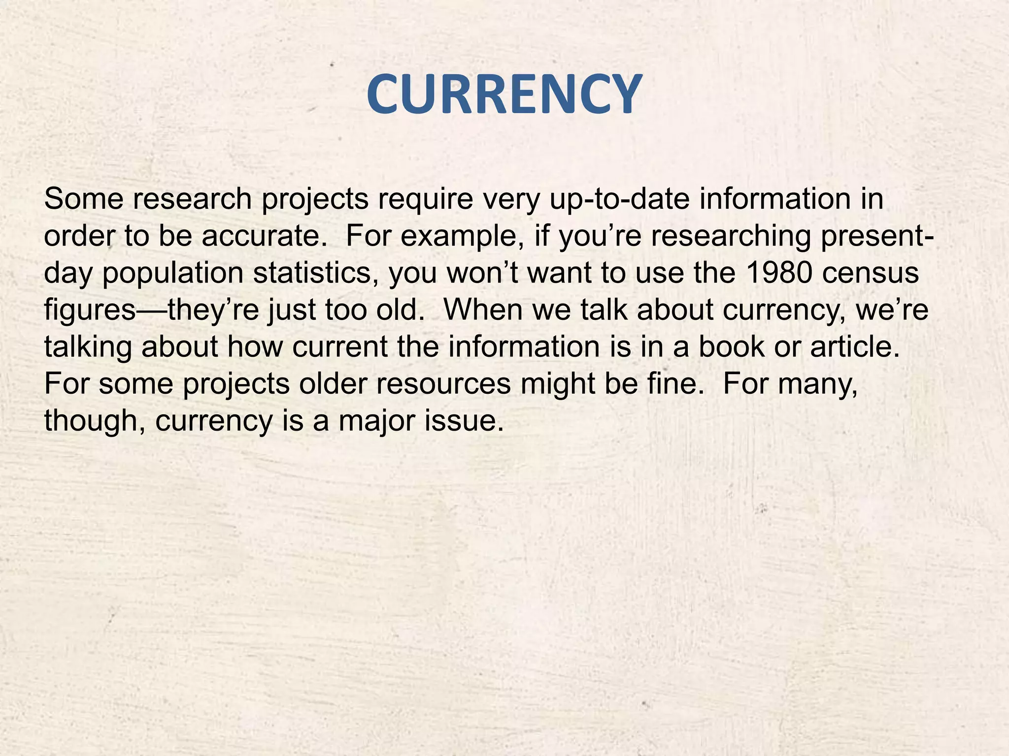 Evaluating Information Sources | PPTX