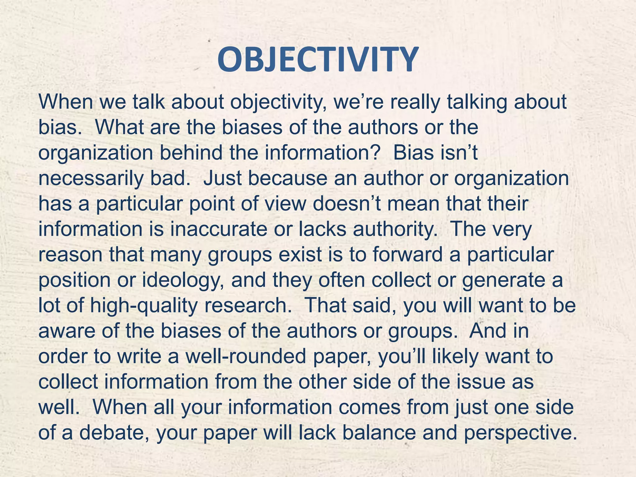 Evaluating Information Sources Pptx