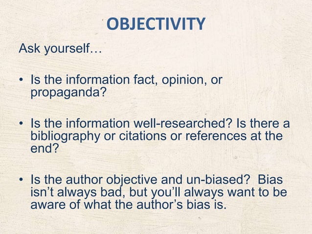 Evaluating Information Sources | PPTX