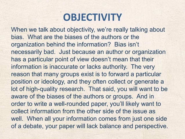 Evaluating Information Sources | PPTX