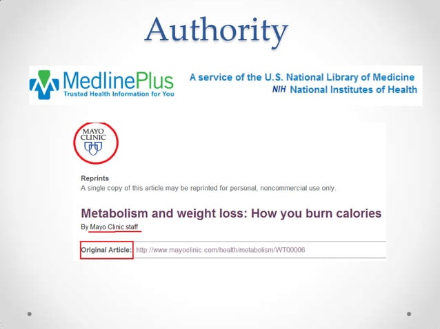 Evaluating Information Sources Pptx