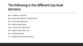 Evaluating internet resources | PPT