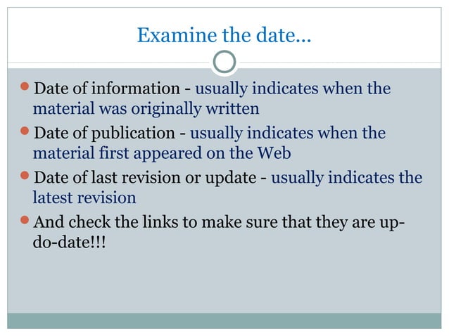Evaluating internet resources by jaya singh | PPT | Internet for ...