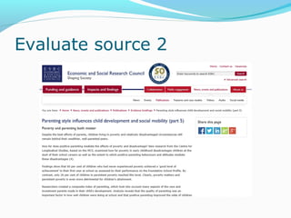 Evaluating Internet Sources | PPT