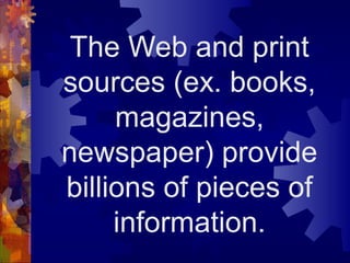 Evaluating Internet Sources