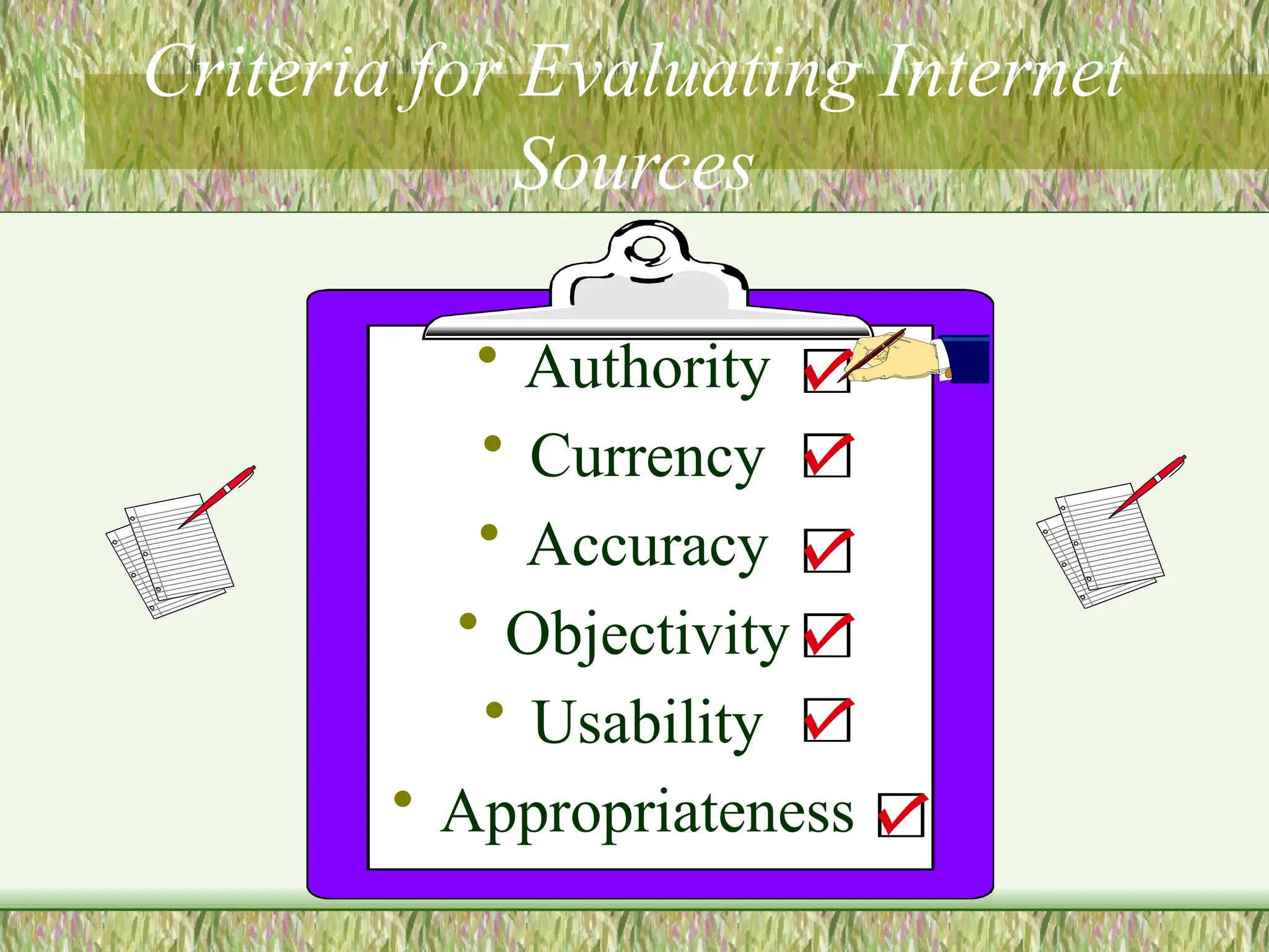 Evaluating internet sourcess m power.pptx
