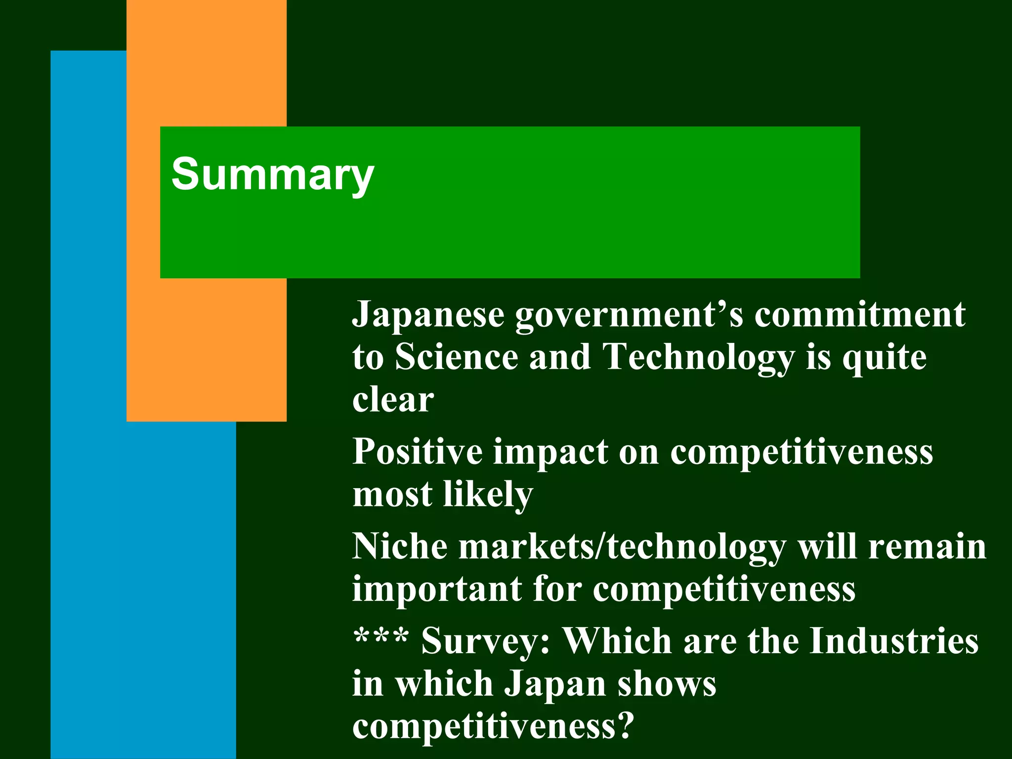 Evaluating japanese technological competitiveness | PPT | Business ...