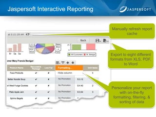 Evaluating jaspersoft community & commercial editions | PPTX