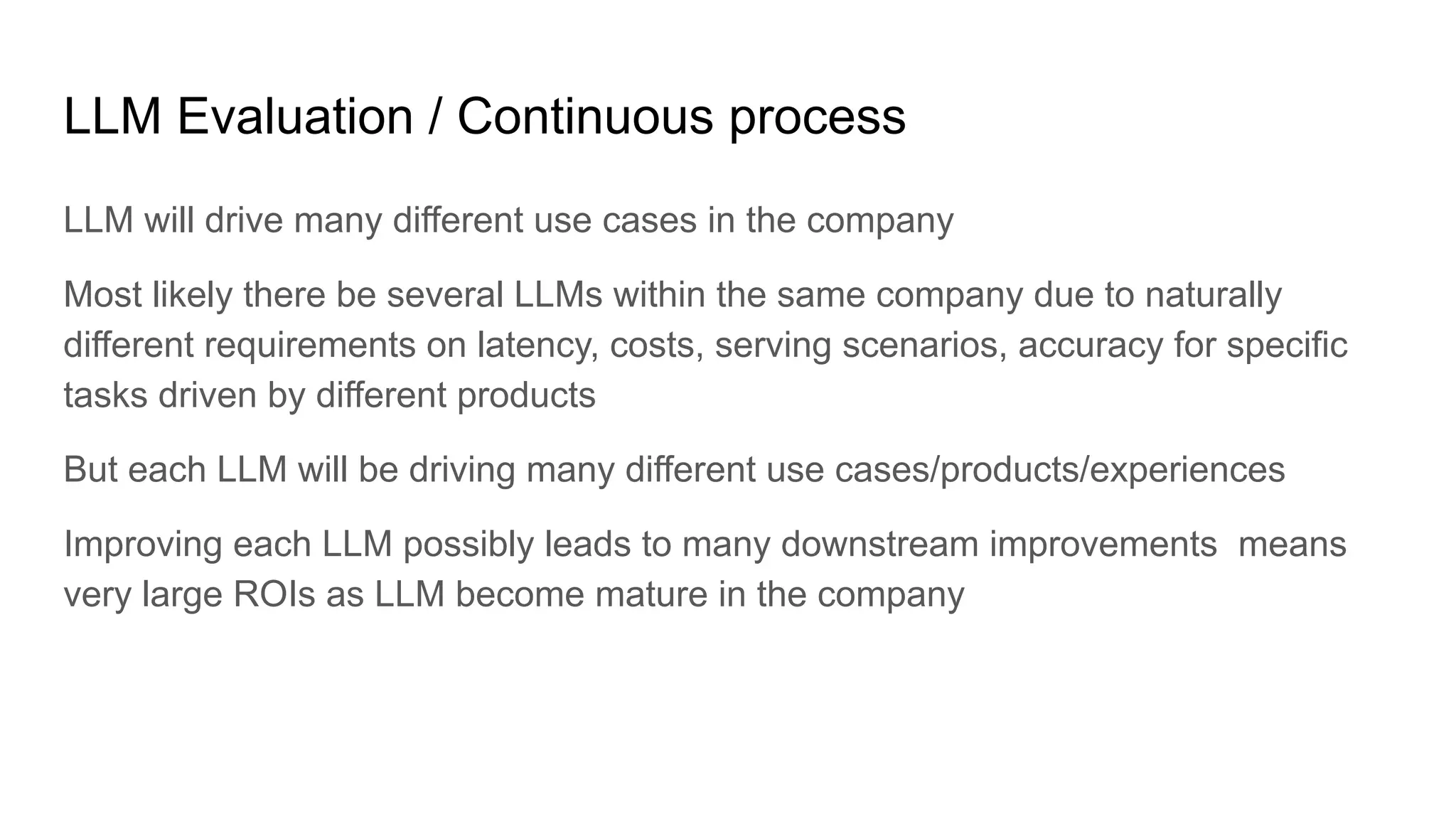 Evaluating LLM Models for Production Systems Methods and Practices - | PDF