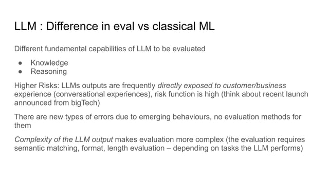 Evaluating LLM Models for Production Systems Methods and Practices - | PDF
