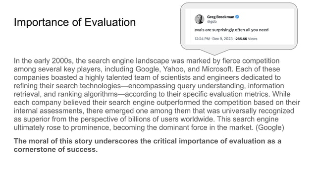 Evaluating LLM Models for Production Systems Methods and Practices - | PPT