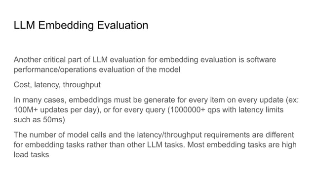 Evaluating LLM Models for Production Systems Methods and Practices - | PDF