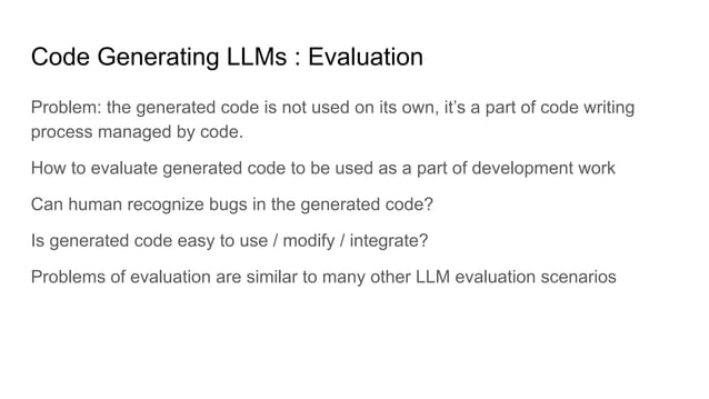 Evaluating LLM Models for Production Systems Methods and Practices - | PPT
