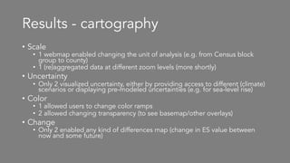 Evaluating map design of ecosystem services models - NACIS 2017 | PPT