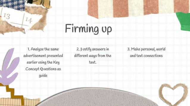 Lesson 5 Evaluating Messages and/or Images of different types of texts ...