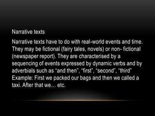 Evaluating messages or images of different types of texts reflecting ...