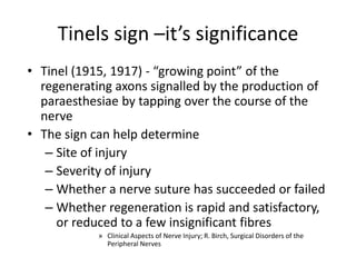 Evaluating nerve injury and regeneration | PPTX