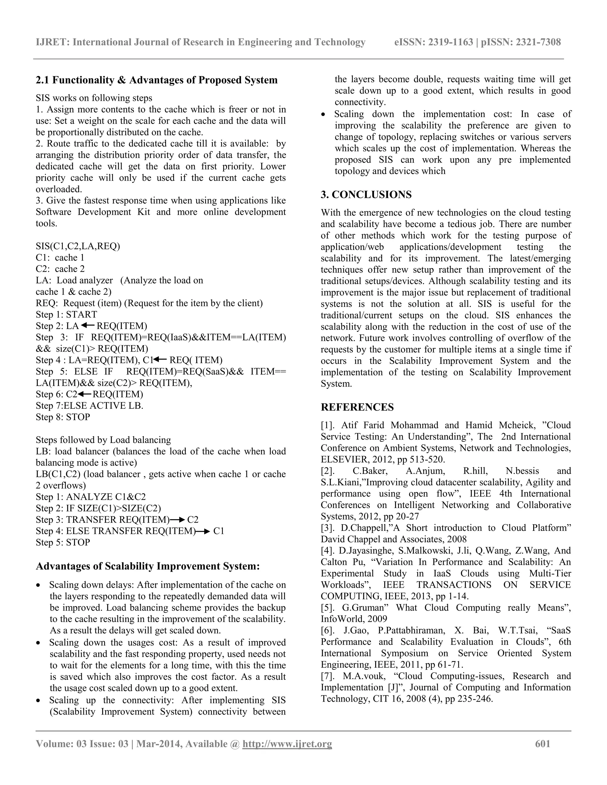 Evaluating paas scalability and improving performance using scalability ... Evaluating paas scalability and improving performance using scalability ...