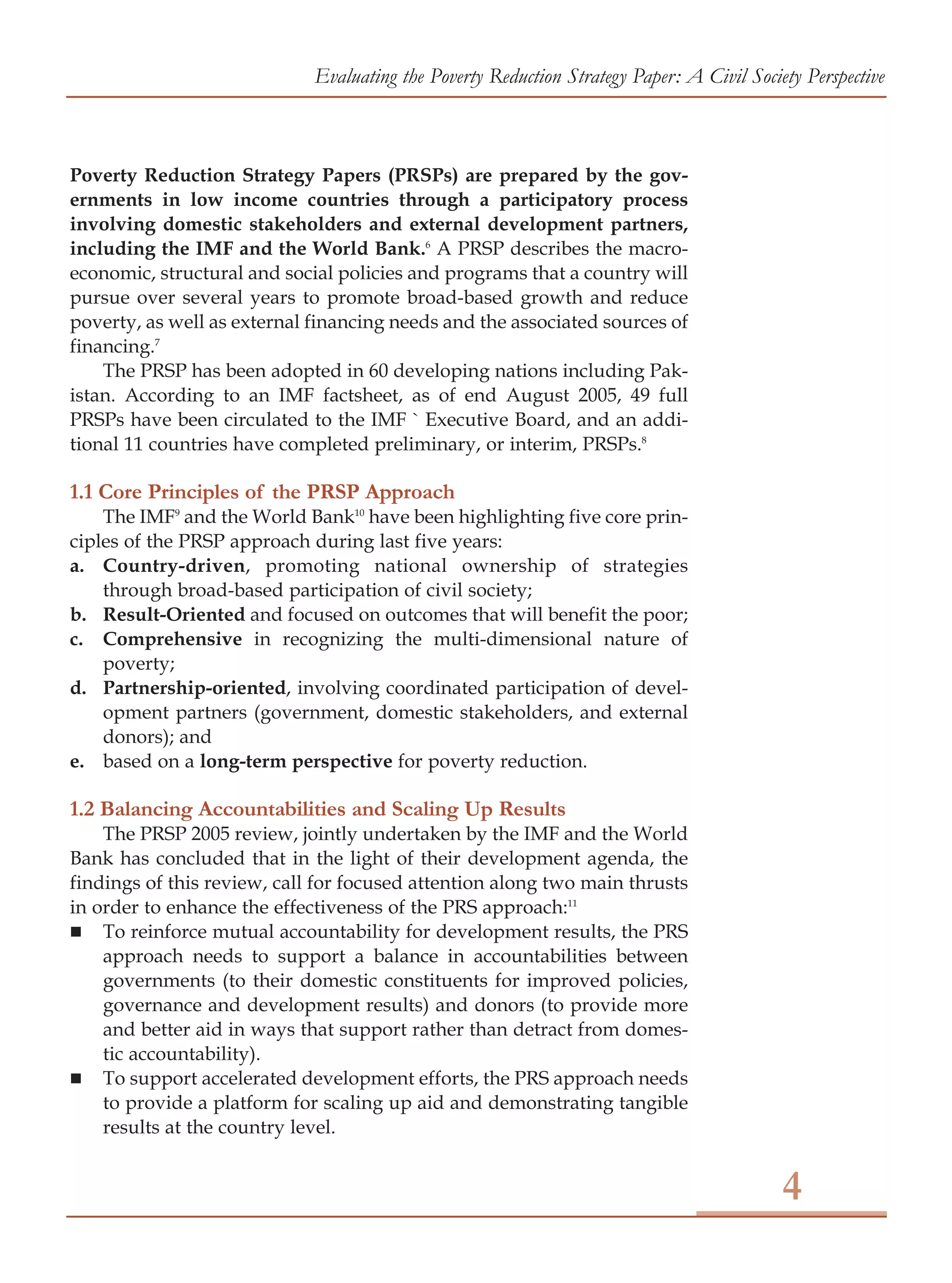 Evaluating poverty reduction strategy paper a civil society perspective ...