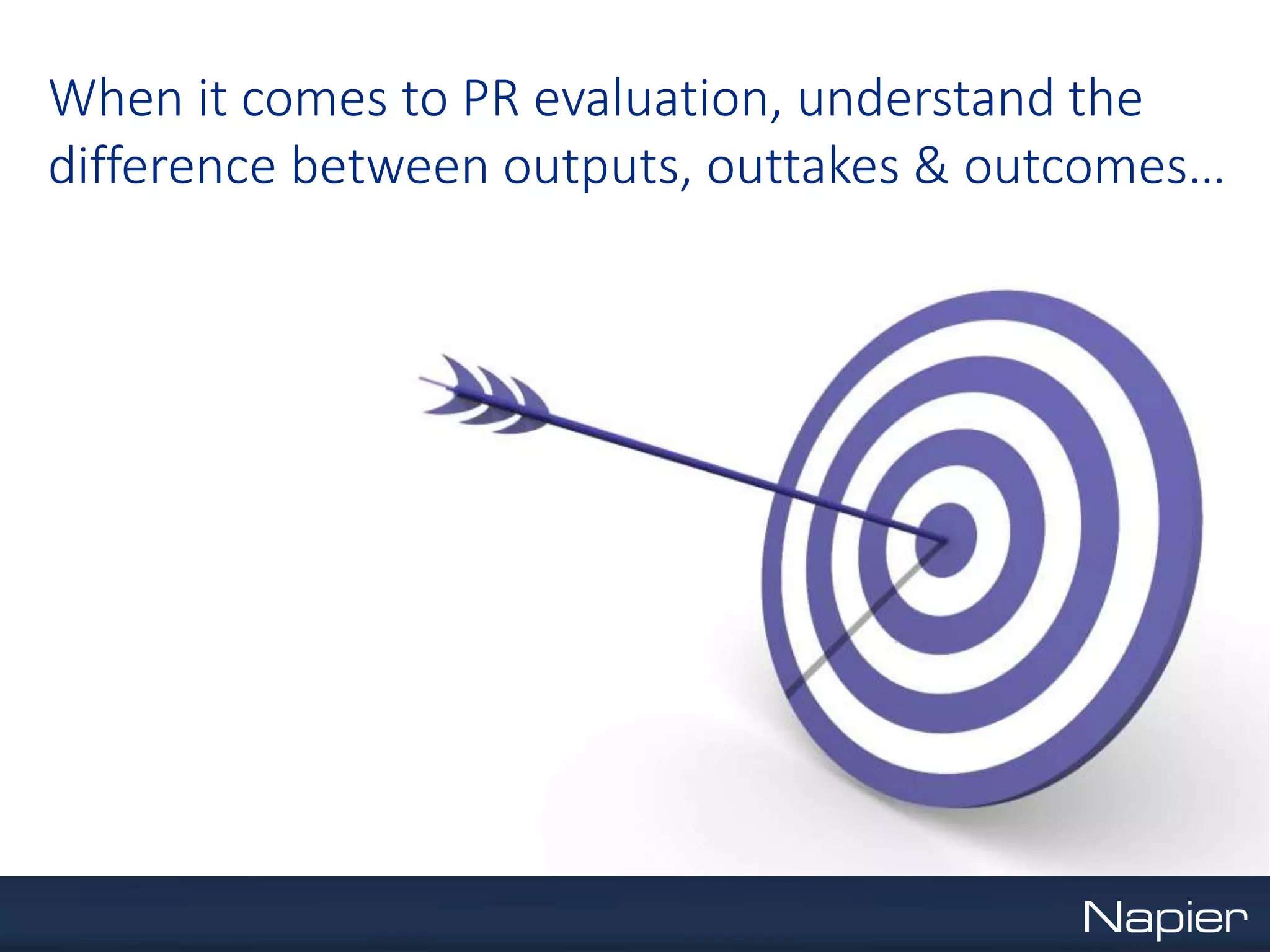 Evaluating PR Campaigns - Napier PR | PPTX