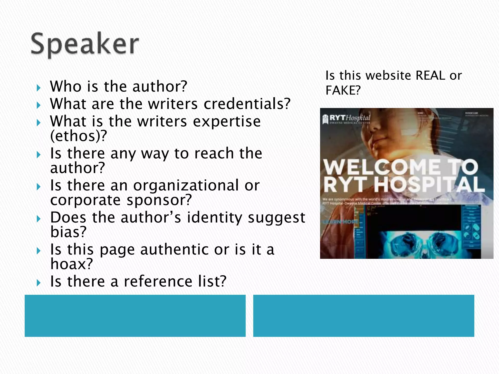 Evaluating Print Sources | PPTX