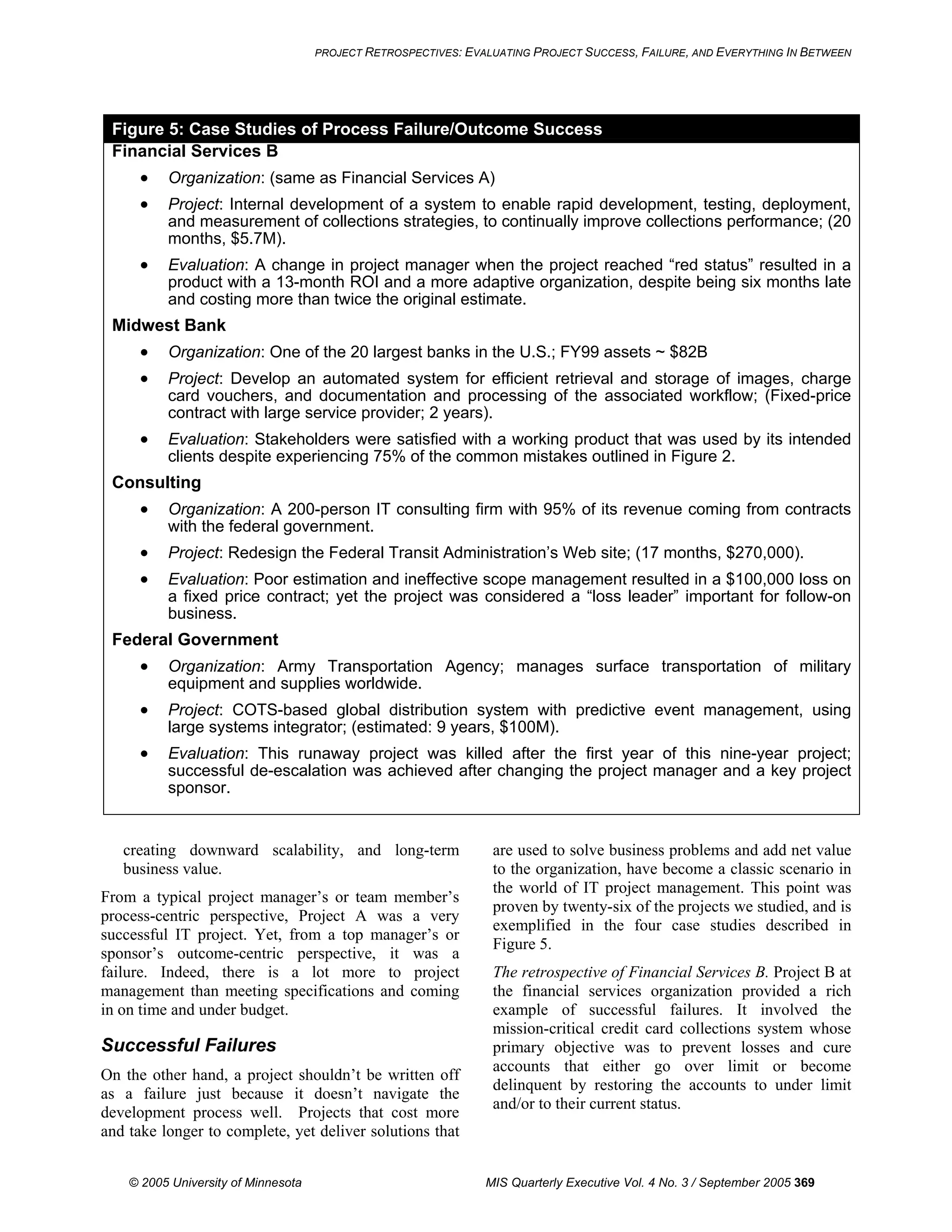 Evaluating Project Success | PDF