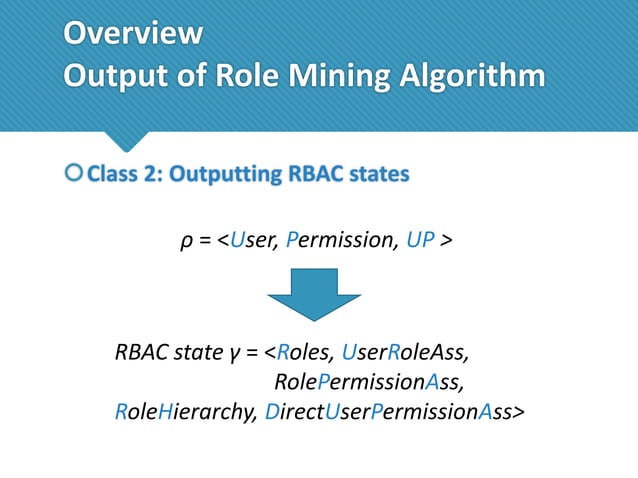 Evaluating Role Mining Algorithms | PPT Evaluating Role Mining Algorithms | PPT