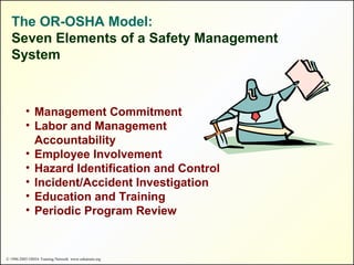 Evaluating safety management systems | PPT