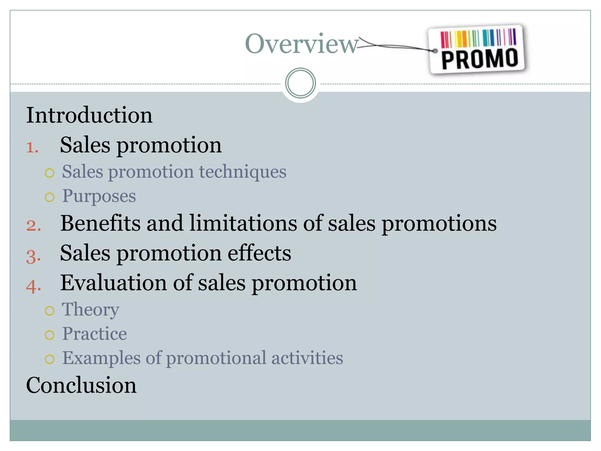 Evaluating sales promotion effectiveness | PPTX