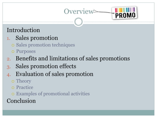 Evaluating sales promotion effectiveness | PPTX